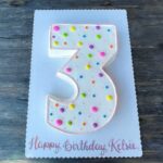 Number Shaped Cake1 DigitServes 20-30 - Oakmont Bakery