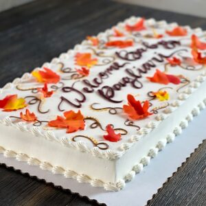 Fall Fondant Leaves - Oakmont Bakery