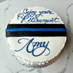 Police Thin Blue Line with Portrait - Oakmont Bakery
