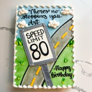 Speed LimitSheet Cake - Oakmont Bakery
